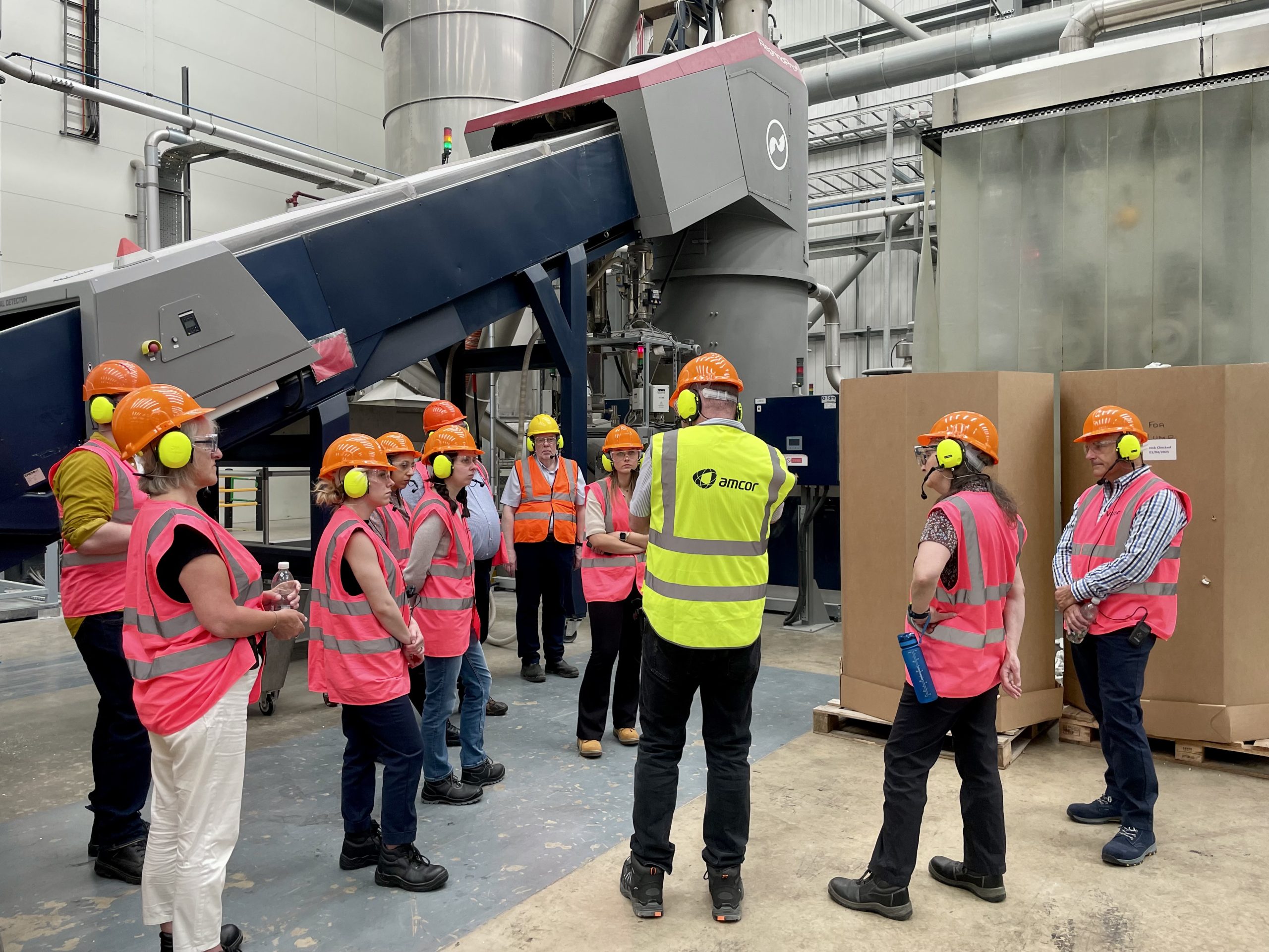 RECOUP | RECOUP Members Visit Amcor Circular Polymers