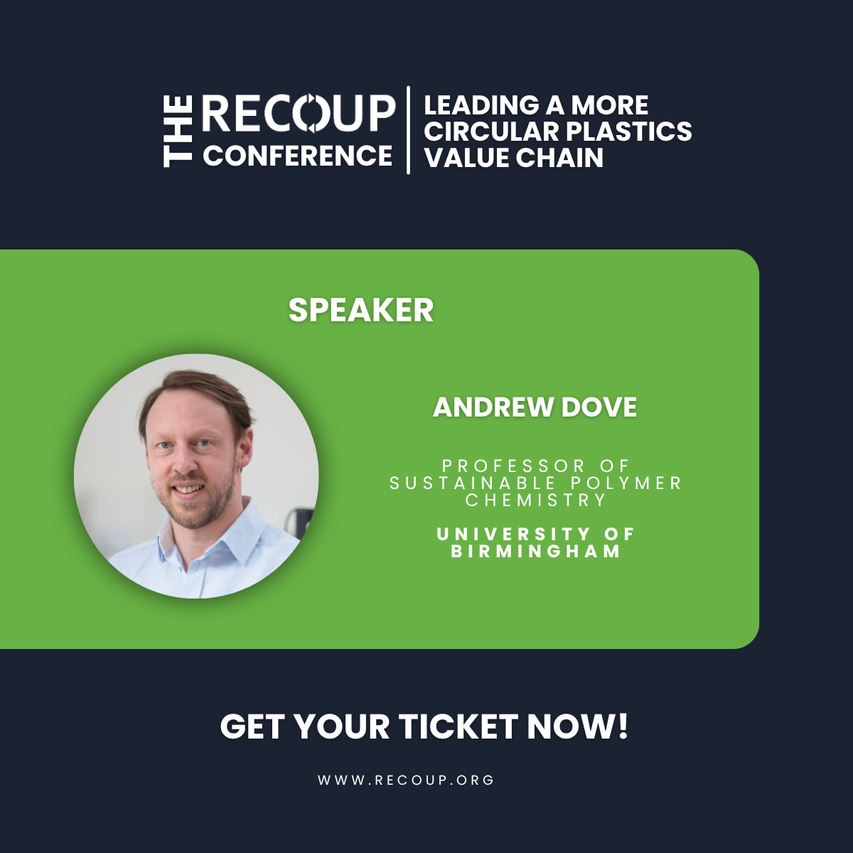RECOUP | Speaker Announced for The RECOUP Conference